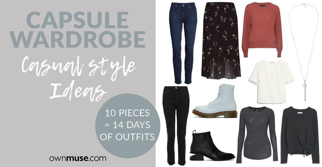 Casual Outfit Ideas 10 Items = 24 Outfits – OwnMuse